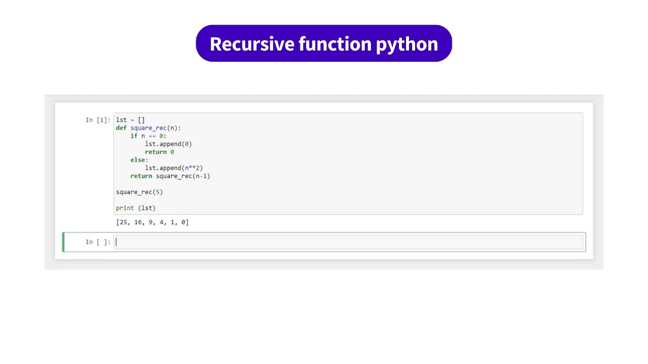 Recursive Function Python Kandi Use Case Youtube 5815