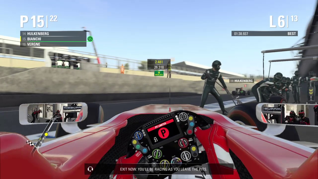 F1 2014 PS4 SILVERSTRON CAREERA 25% - YouTube