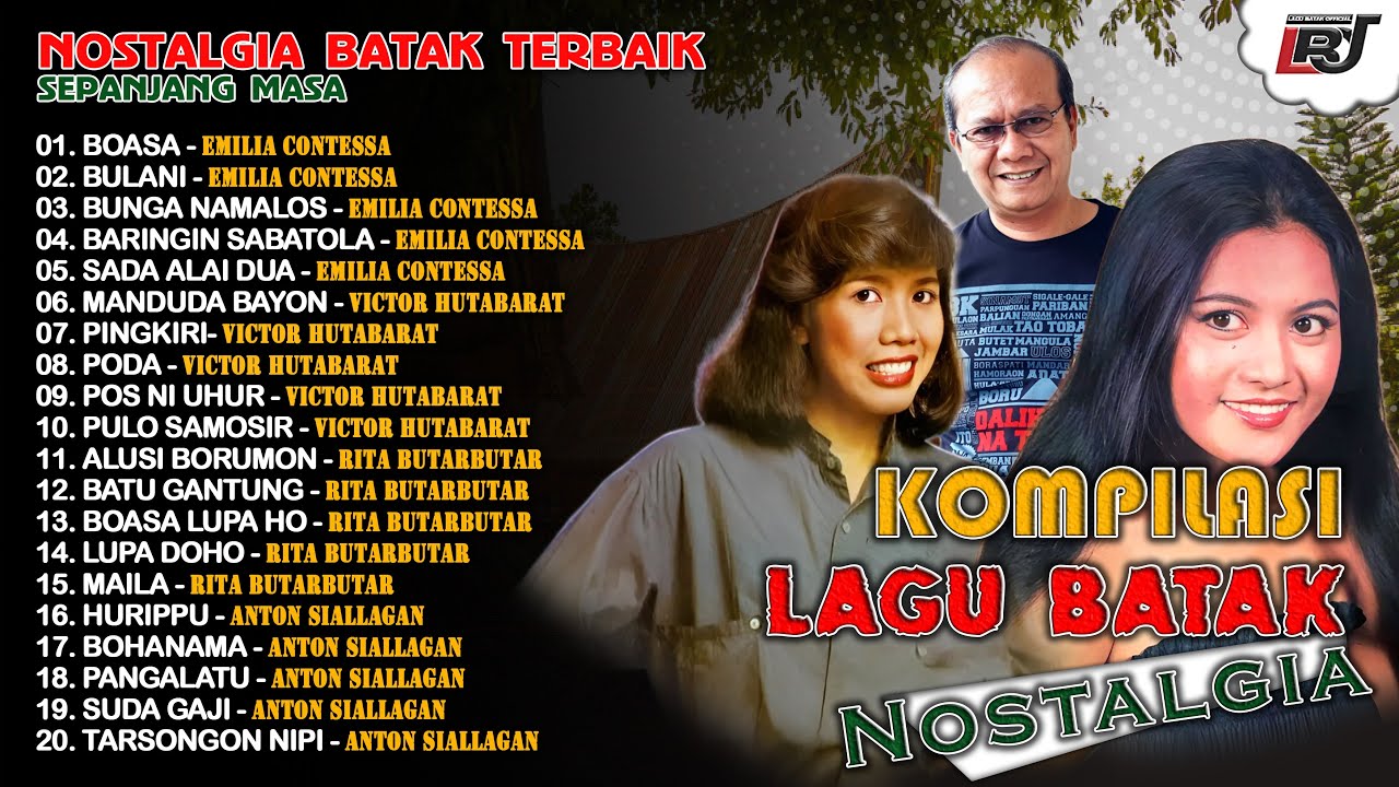 Kompilasi Lagu Batak Nostalgia Emilia Contessa, Victor Hutabarat, Rita ...