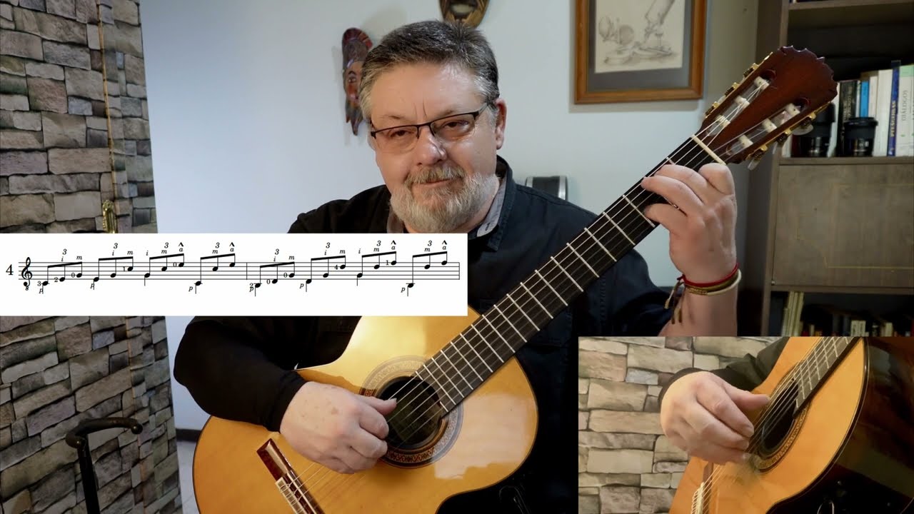 MAURO GIULIANI 120 (Arpegios) ESTUDIOS PARA MANO DERECHA PRIMER MÓDULO ...