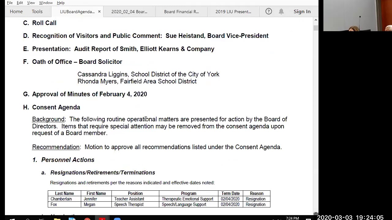 LIU Board Meeting Recording March 2020 - YouTube