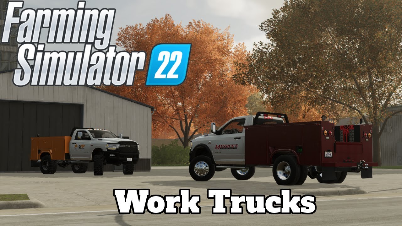 FS22 Mod Spotlight - Work Trucks! - YouTube