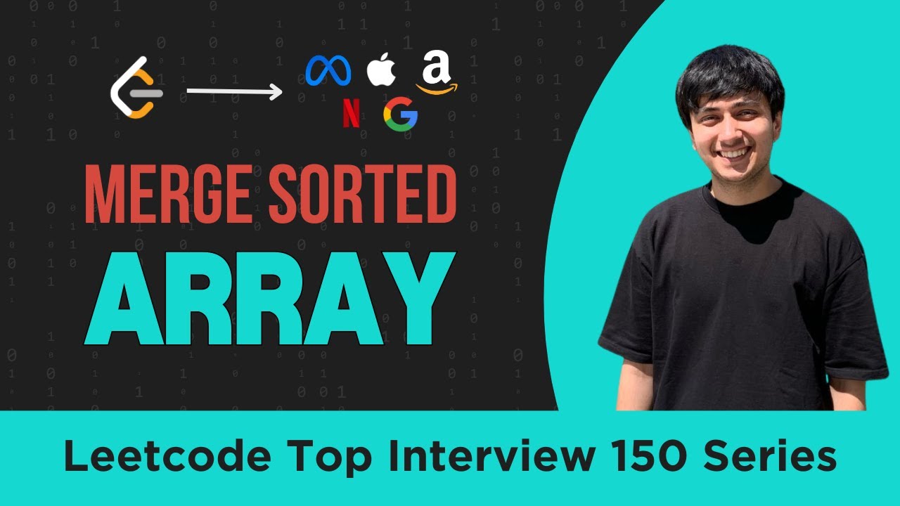 Merge Sorted Array || Leetcode 88 || Top Interview 150 Series - YouTube