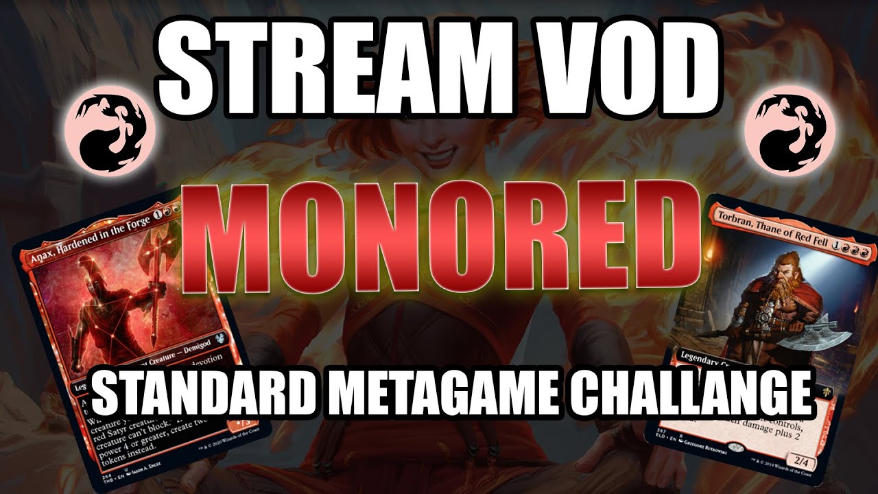 4:1 MONORED - STANDARD METAGAME CHALLANGE | STREAM VOD - YouTube
