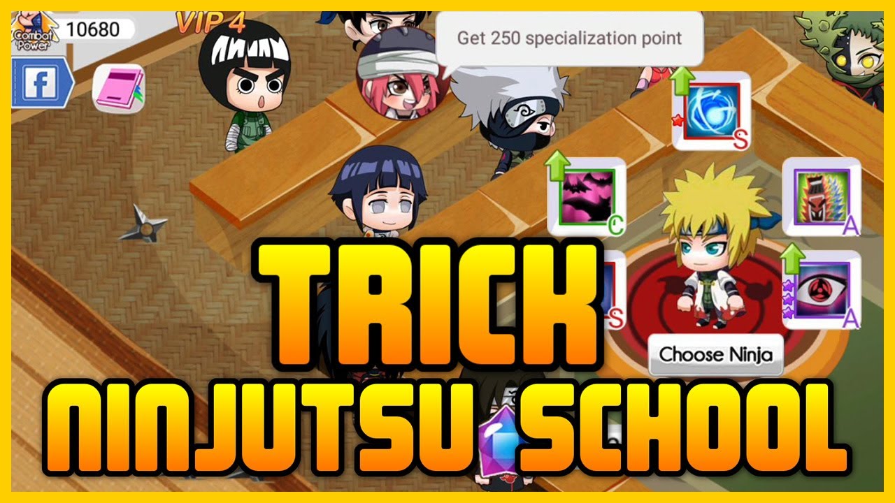 NINJA HEROES NEW ERA Trick or Best Way To Upgrade Ninjutsu Skill - YouTube