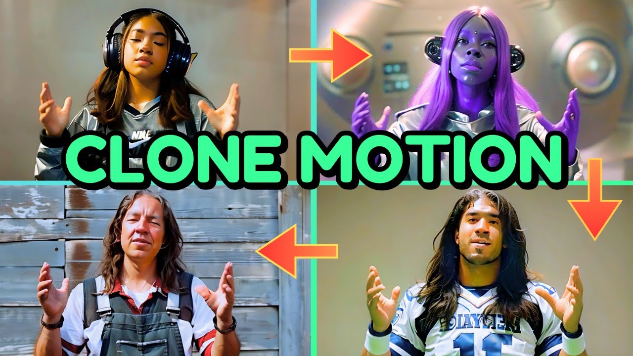 Clone Motion is an addictive FREE AI video tool similar to Runway Gen-1 - YouTube