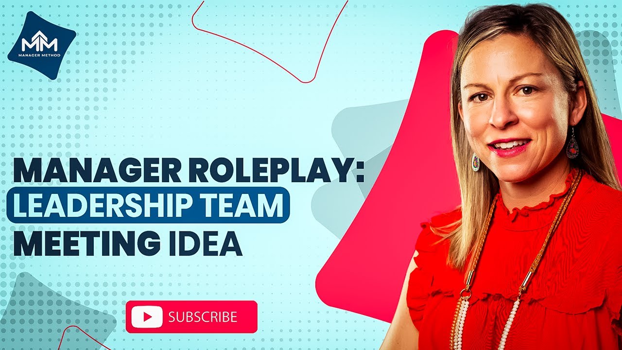 HR Roleplay: Leadership Team Meeting - Employee Development Idea - YouTube