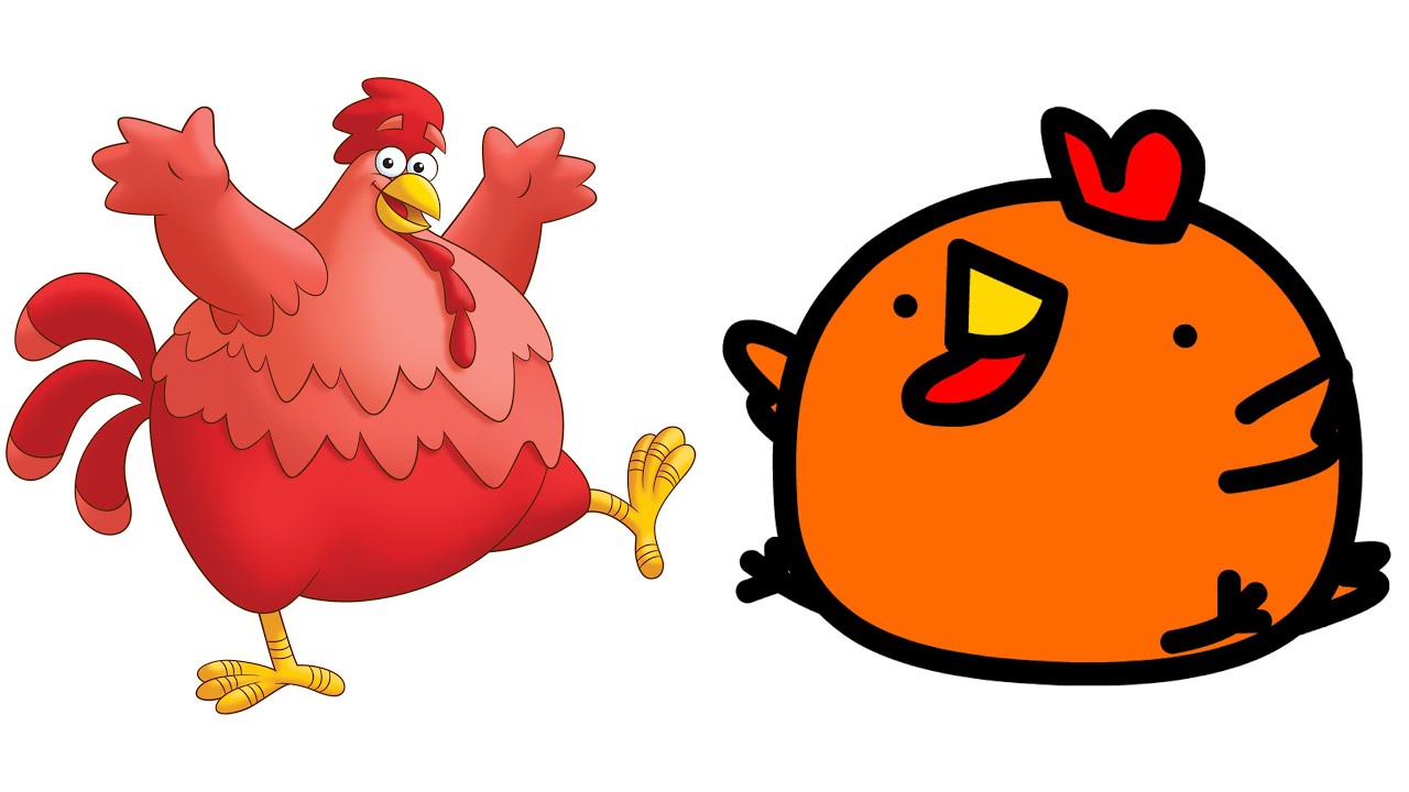 The Big Red Chicken Meets The Big Orange Chicken (Requested By ...