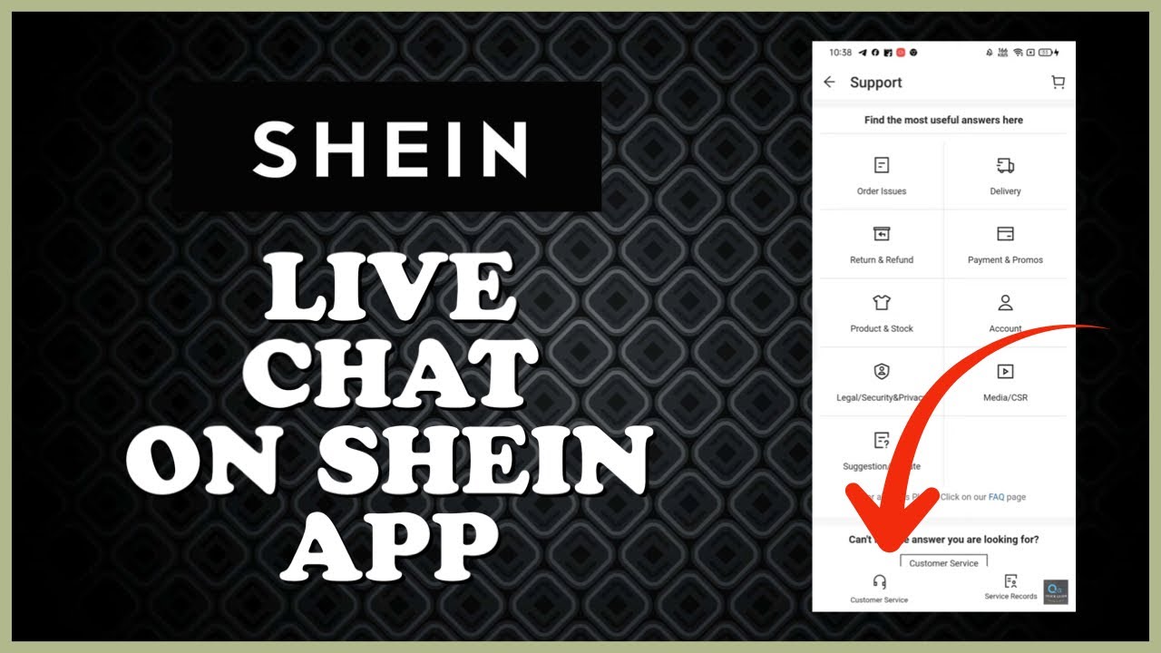 How to Live Chat on Shein Application - YouTube