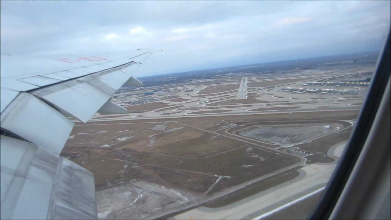 Air India Take Off - Chicago's O'Hare International Airport - YouTube