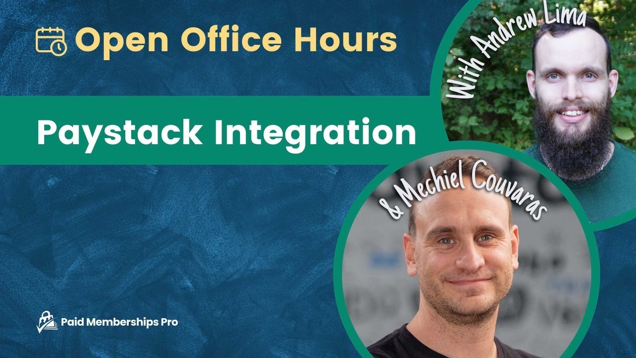 Paystack Integration (9 AM ET) with Andrew Lima & Mechiel Couvaras - YouTube