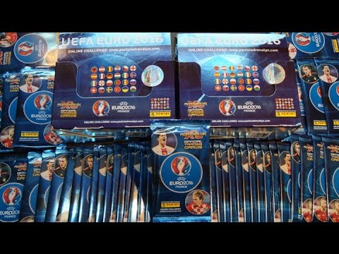 2 Displays/Booster Box Panini UEFA Euro 2016 Europameisterschaft 100 ...
