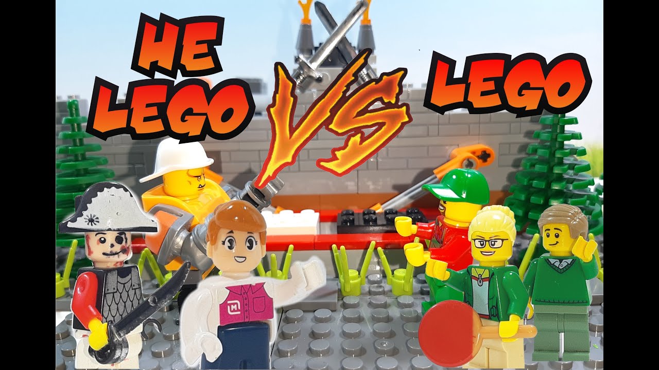 Лего VS Не Лего // Lego vs Not Lego Битва на Арене - YouTube