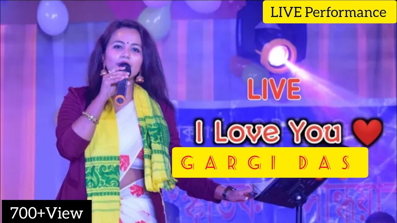 I Love you Live stage// GARGI DAS Bhanupriya -performance - Bongaigaon - YouTube