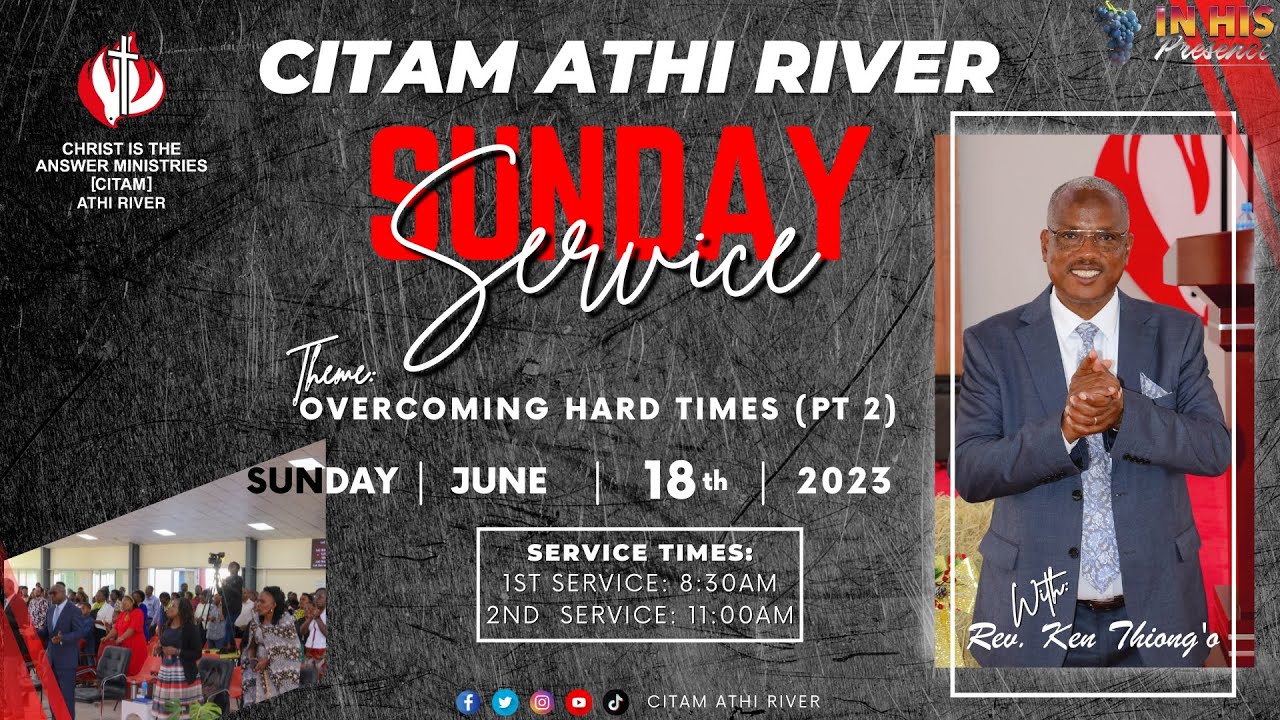 Overcoming Hard Times Part 2 | 1st Sunday Service: 18th June 2023 - YouTube