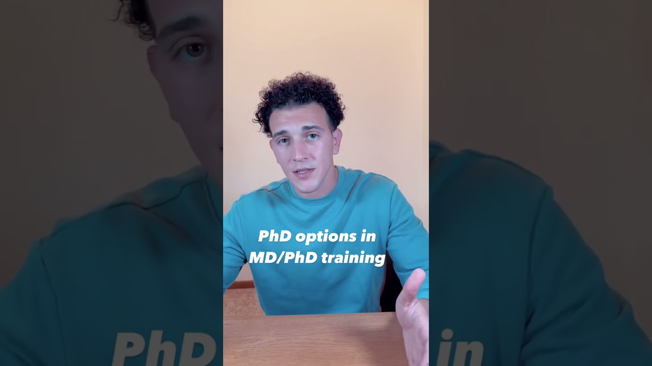 Exploring the Diversity of PhD Options in MD/PhD Training: Beyond ...