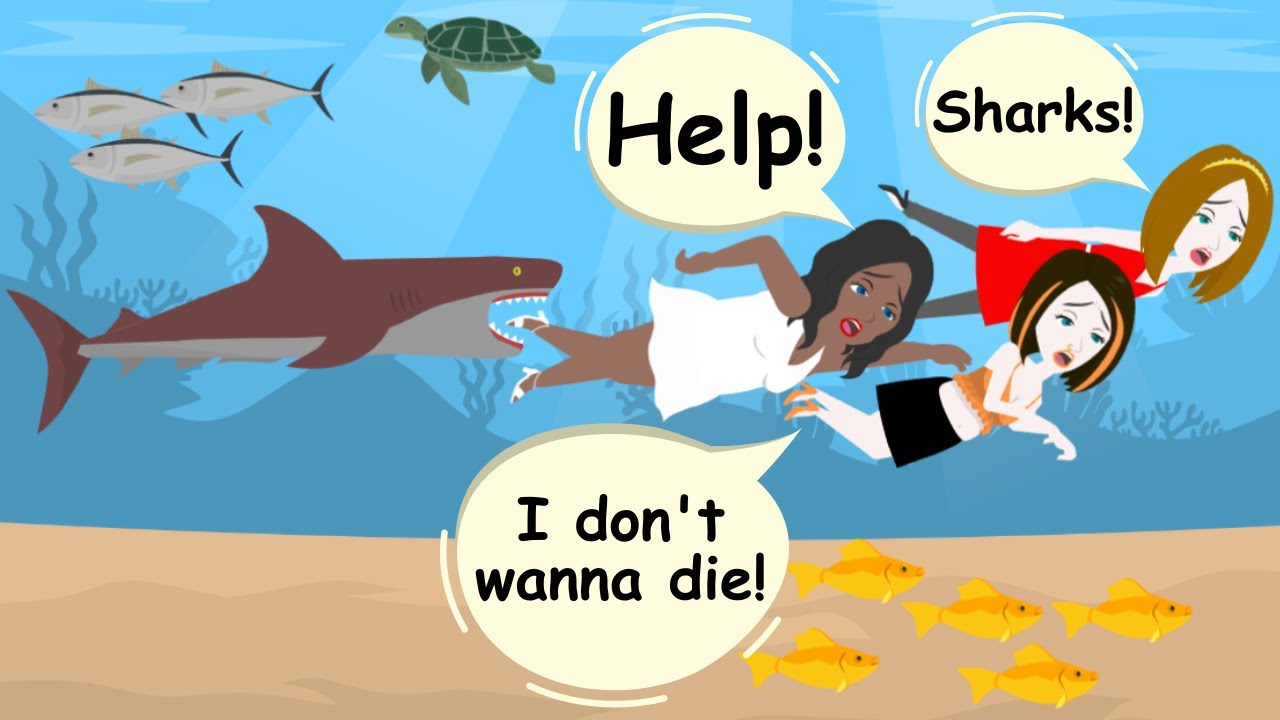 Our Underwater Journey With Shark | Animated Stories | Animated Short ...