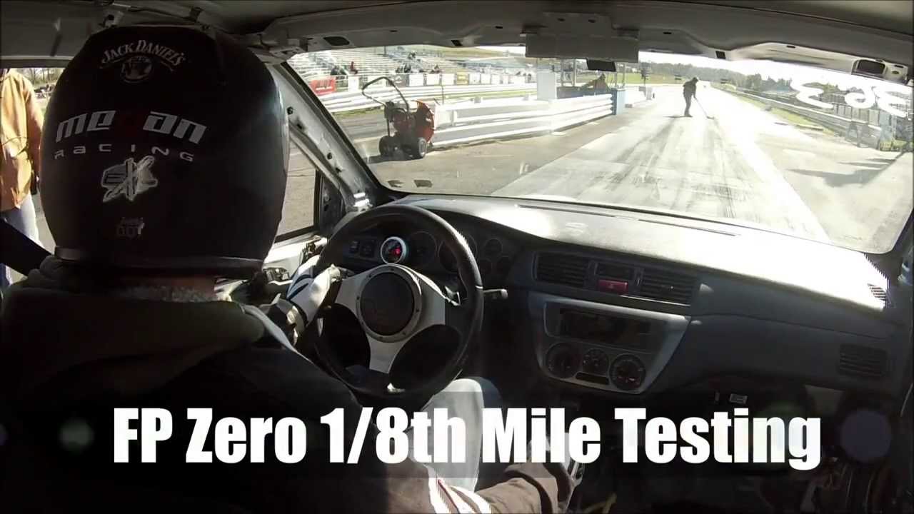 TPG drag Evo in car - FP Zero power! - YouTube