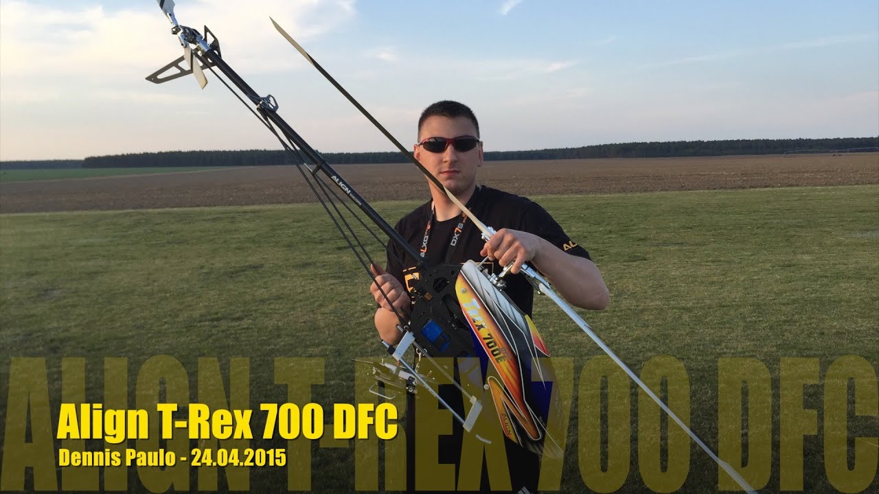 3D - Align T-Rex 700 DFC - www.yakpower.de - 24.04.2015 - YouTube