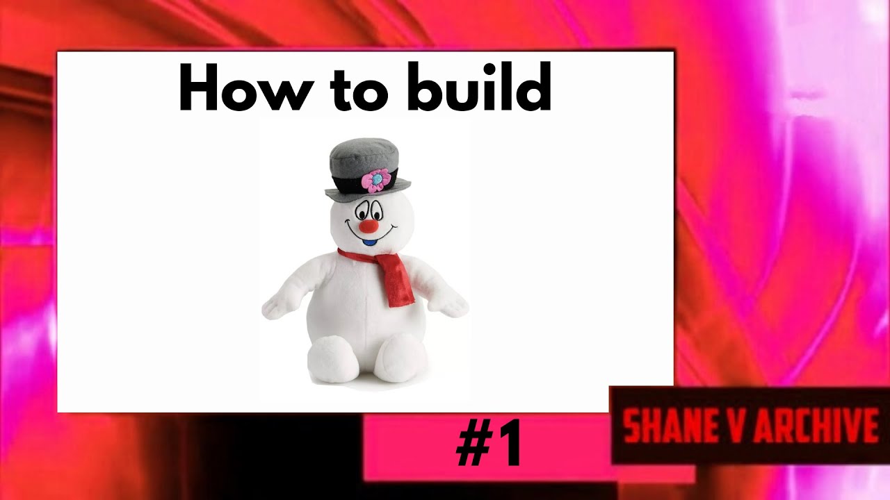 SVA1: How To Build Frosty The Snowman Plush - YouTube