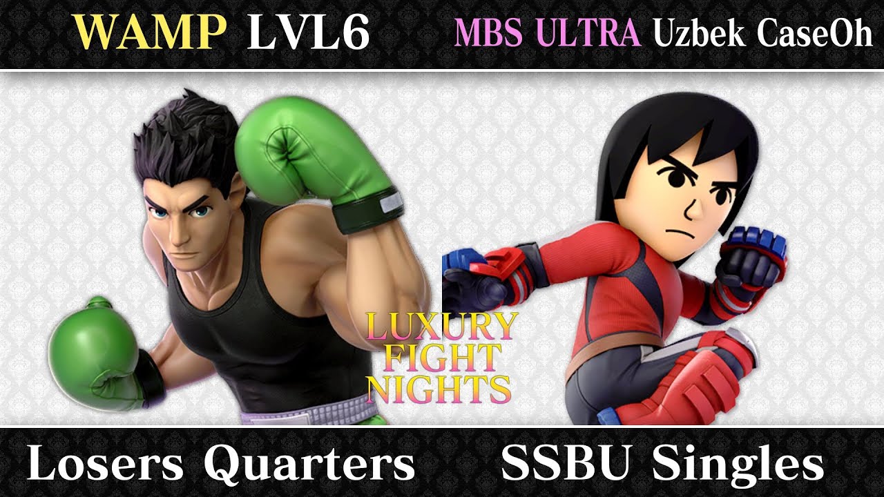 Luxury Fight Nights XIV - LVL6 (Little Mac) vs Yeast (Mii Brawler ...