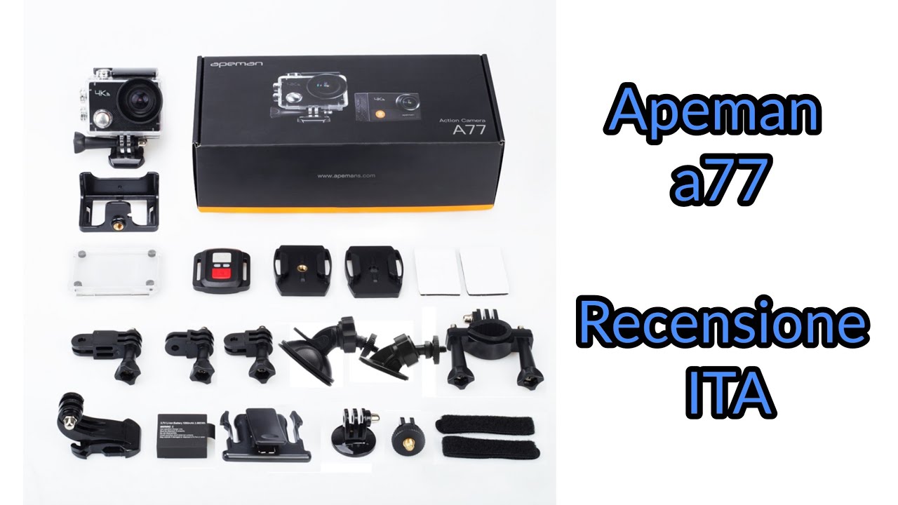 Recensione apeman a77 actioncam - YouTube