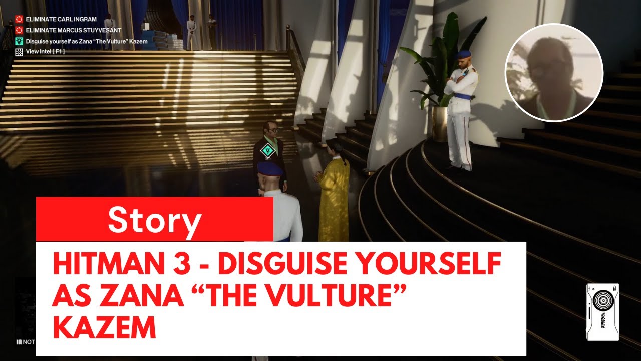 Hitman 3 - Disguise yourself as Zana “The Vulture” Kazem - Bird of Prey ...