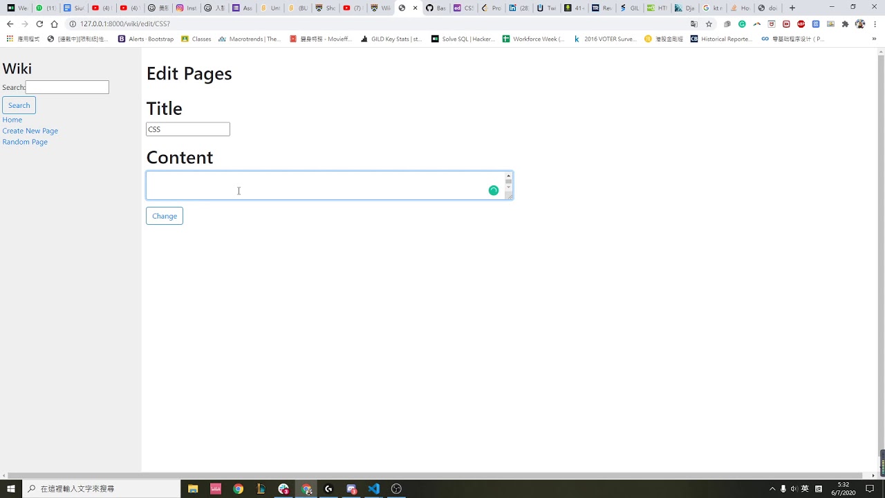 Project Wiki Cs50w Web Programming With Python And Javascript Youtube 1635
