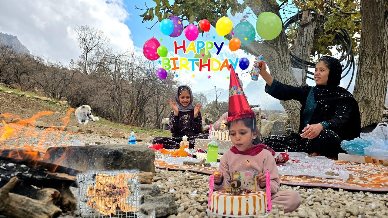 Surprise Birthday in Rural Iran | Mountain Life & Iranian Food 🏔️🎂🍲 ...