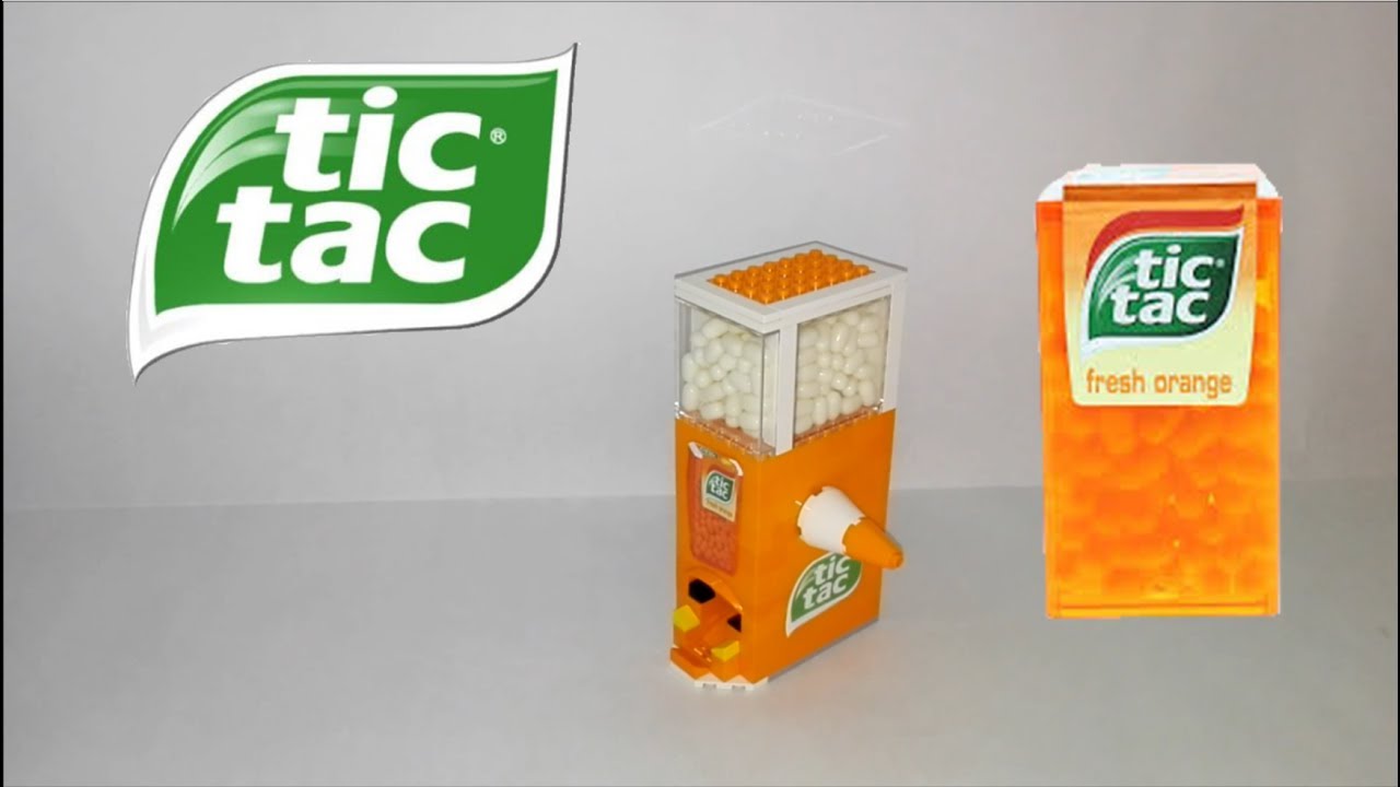 🍬 LEGO Tic-Tac Dispenser - YouTube
