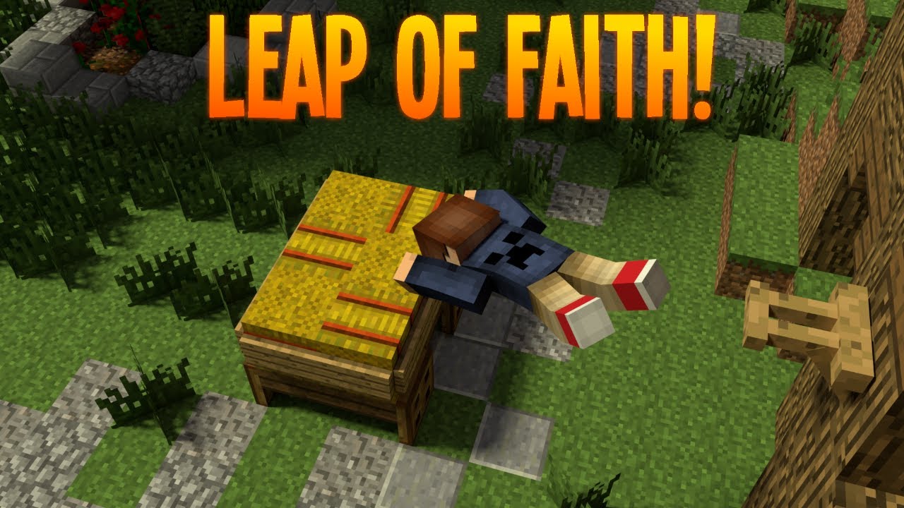 Minecraft: LEAP OF FAITH IN ONE COMMAND! -One Command Creation! - YouTube