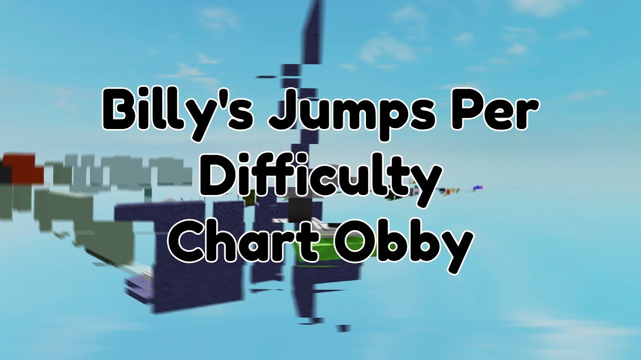 Billy's Jumps Per Difficulty Chart Obby (All Stages 1 - 30) Roblox Obby ...
