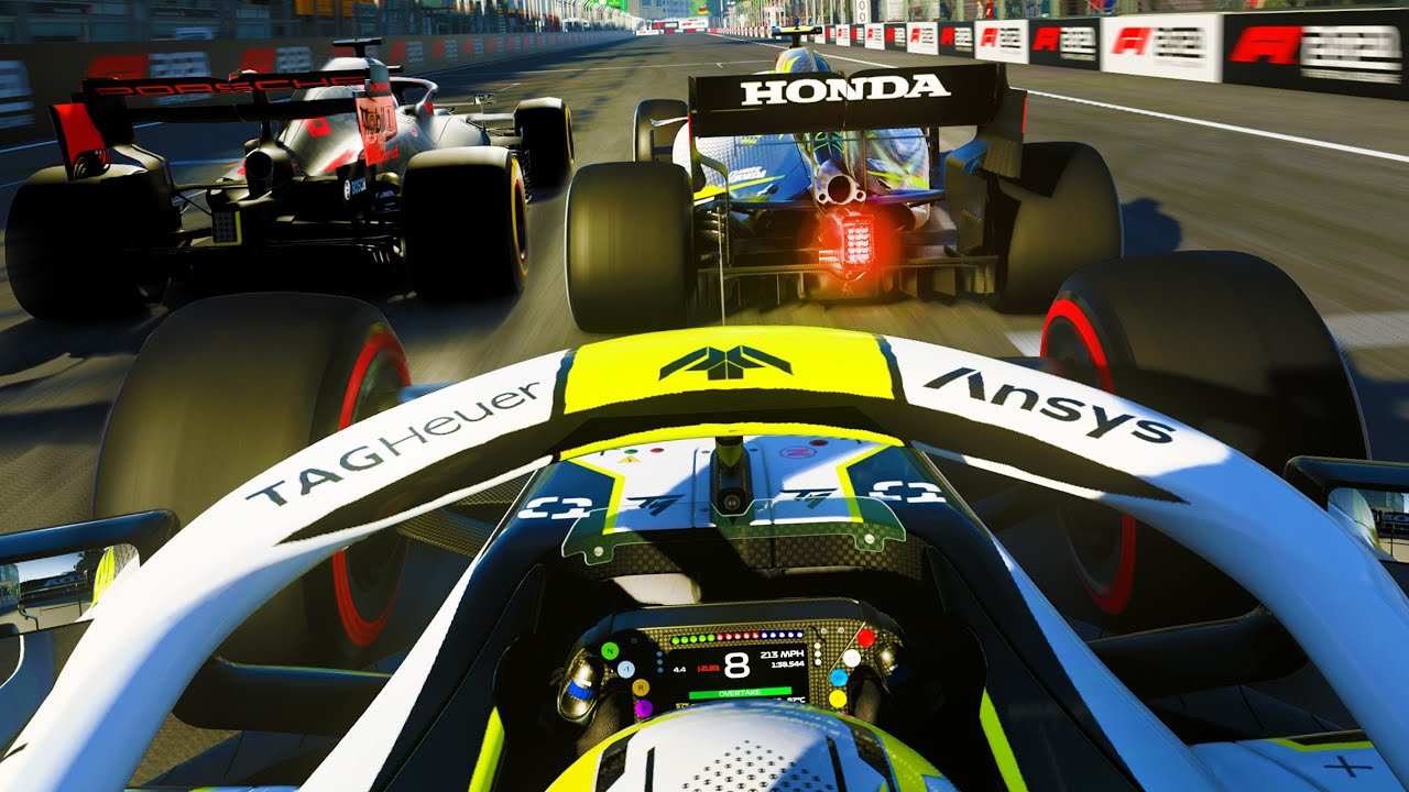 RACING FOR THE WIN TILL LAST LAP VS TEAM-MATE AT BAKU! - F1 2021 MY ...