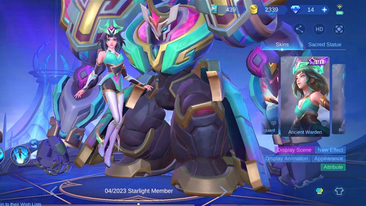 Edith Starlight Skin "Ancient Warden" Review - Mobile Legends # ...