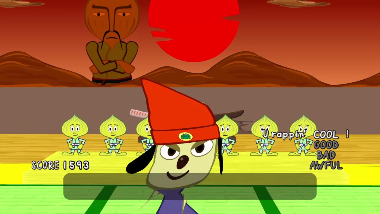 PaRappa The Rapper™ Remastered - Stage 1 (Cool) - YouTube