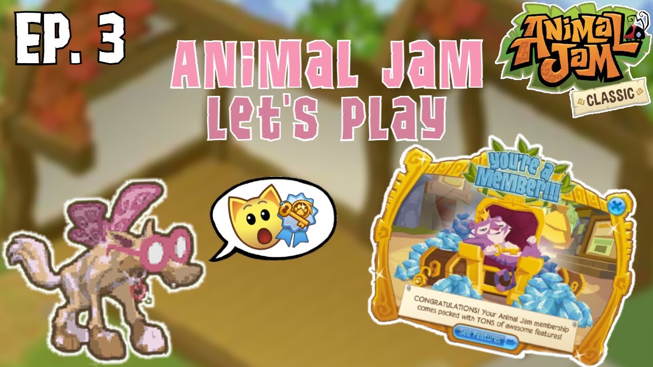 getting MEMBERSHIP???!! | Animal Jam Classic Let's Play: Trading up ...
