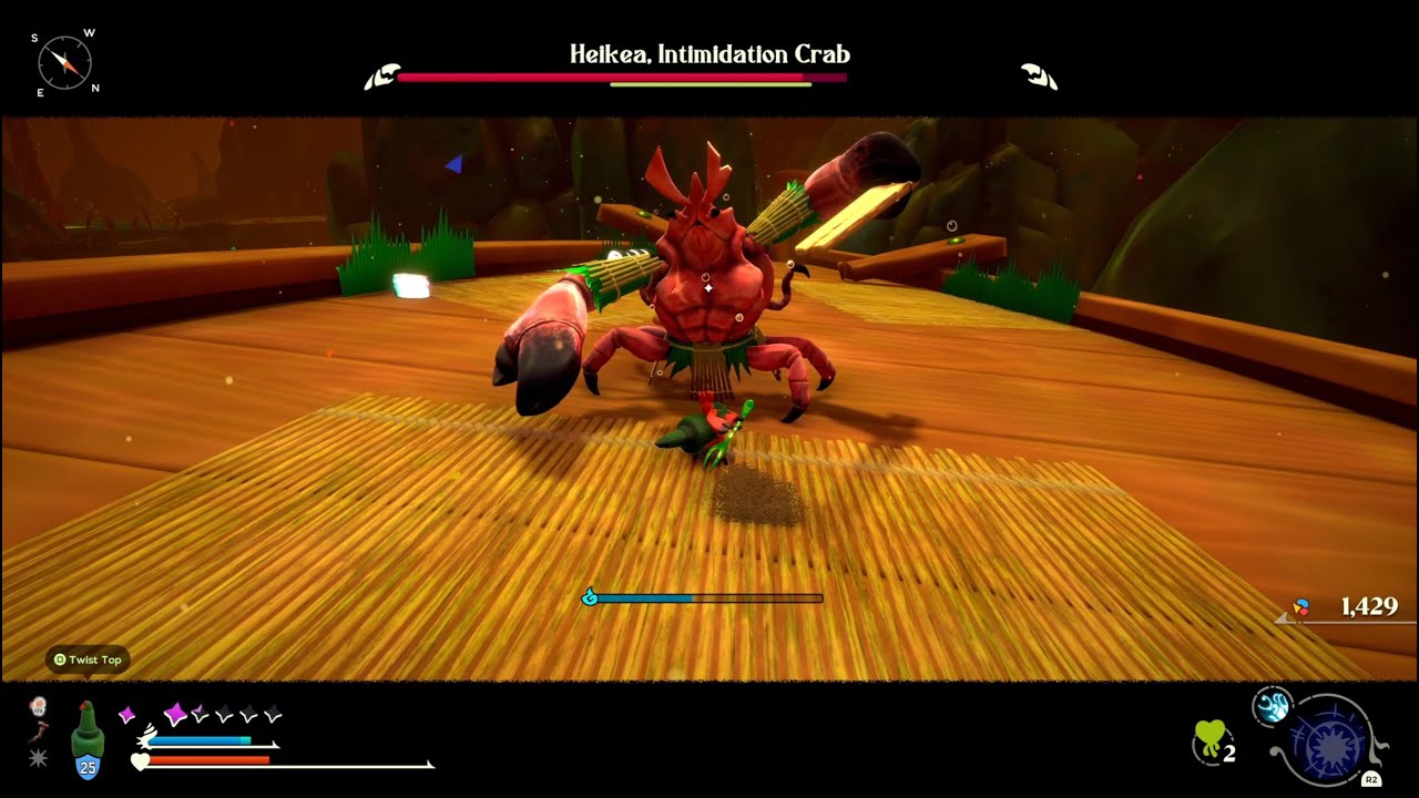 Heikea, Intimidation Crab - Another Crab's Treasure Boss Fight ...