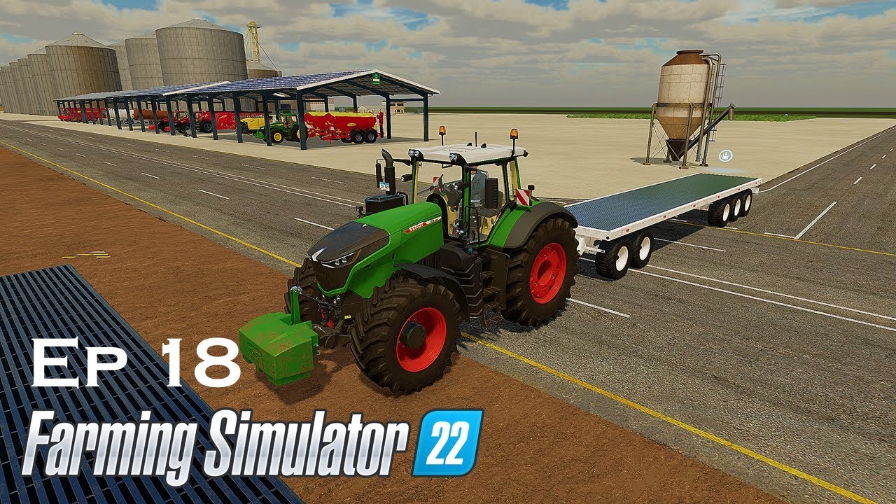 farming Simulator 22 fs22 timelapse big fields map Ep #18 mega farm ...