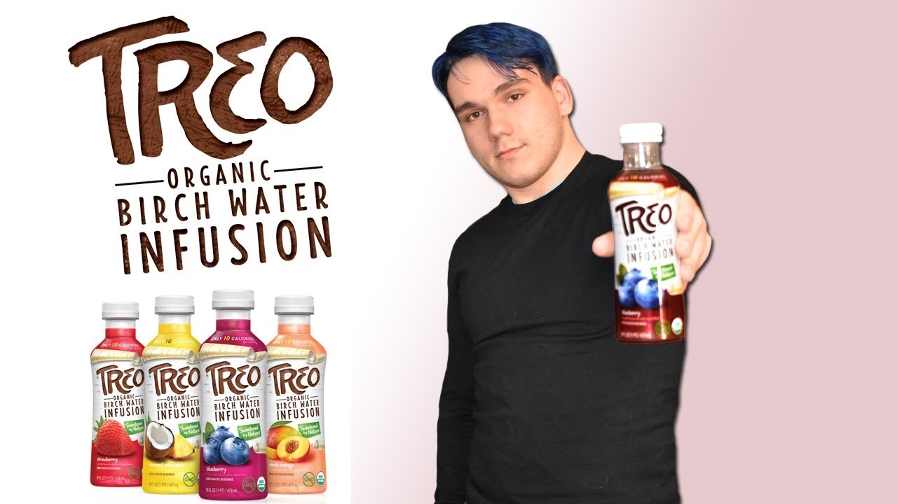 TREO ORGANIC BIRCH WATER INFUSION - YouTube