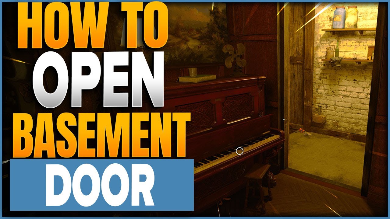 How To Open The Basement Door Behind Piano In COD Black Ops 6 - YouTube