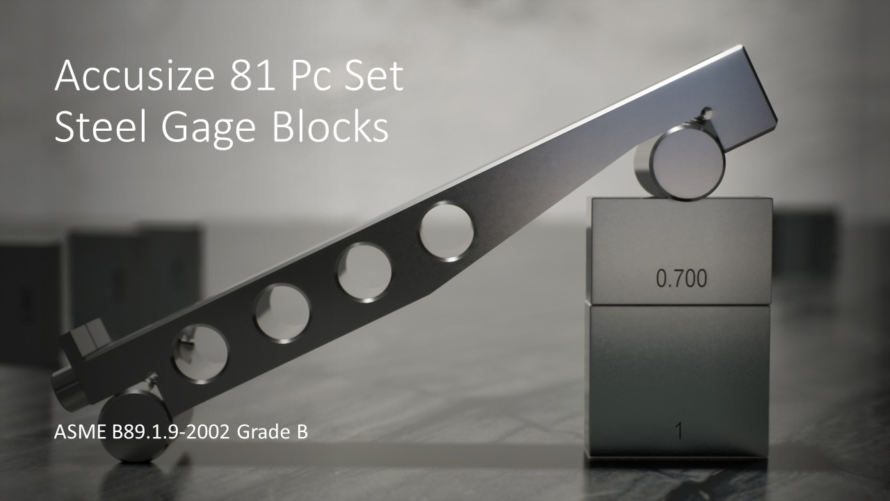 Overview P900-S581 Grade B 81 Pc Steel Gage Block Set - YouTube