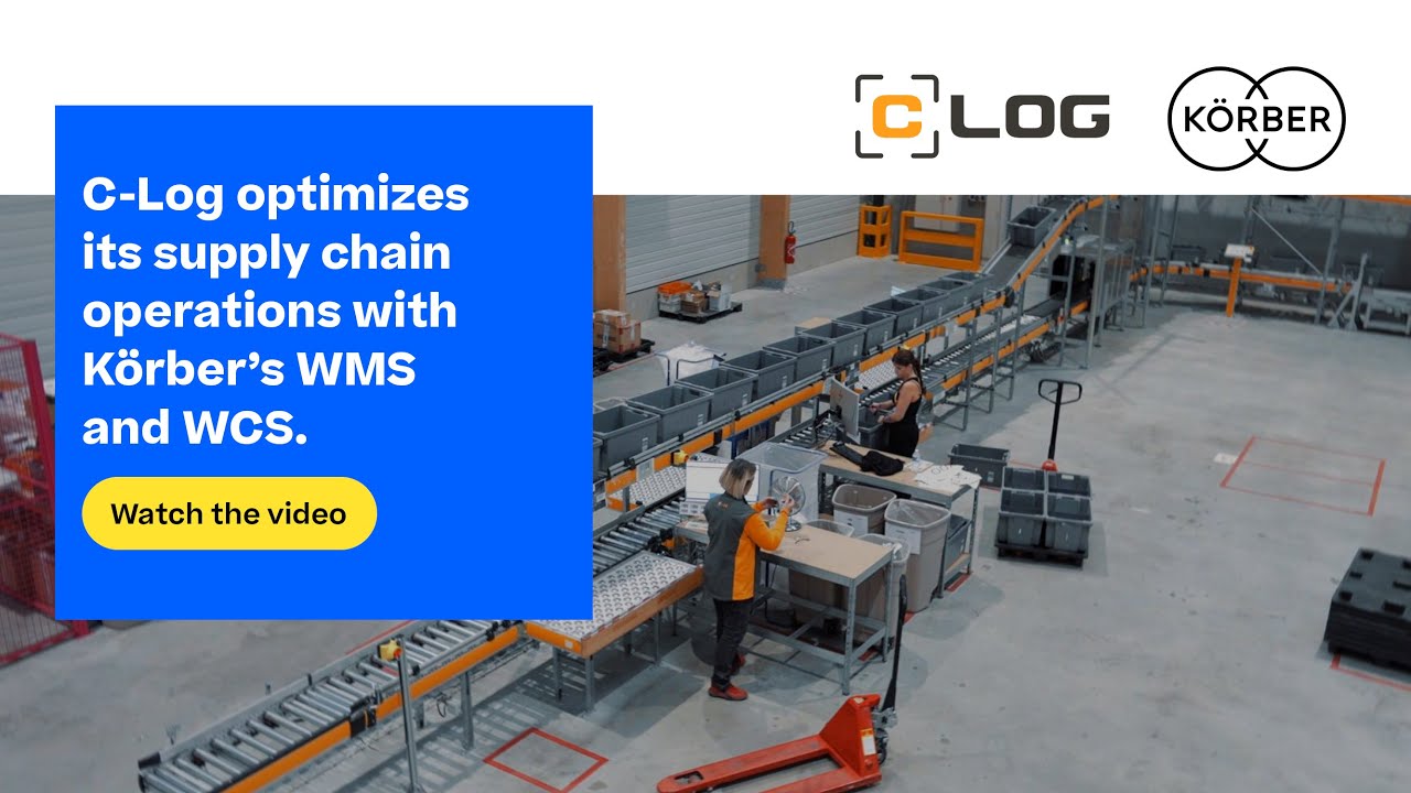 C-Log optimizes its supply chain operations with Körber’s WMS and WCS ...