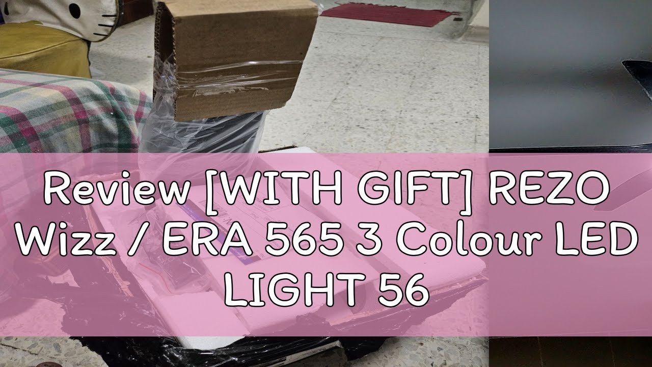 Review [WITH GIFT] REZO Wizz / ERA 565 3 Colour LED LIGHT 56" CEILING ...