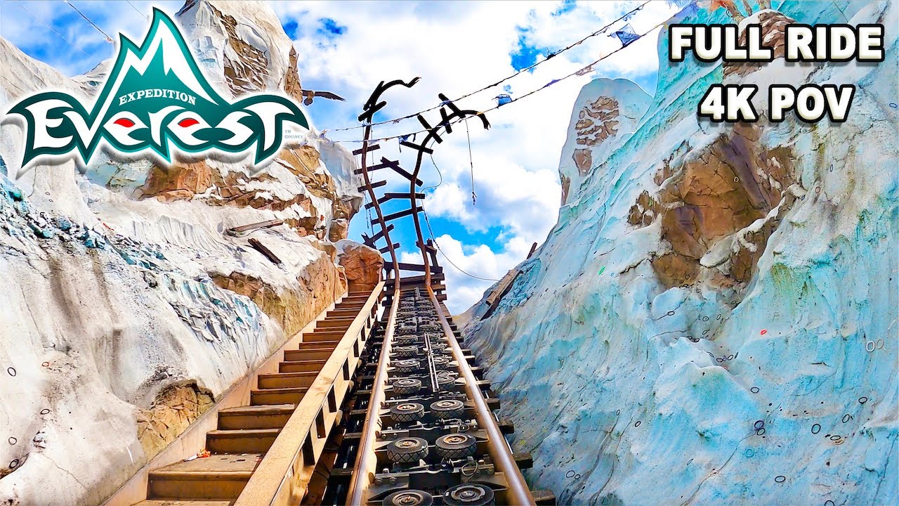 Expedition Everest Front Seat On-Ride 4K POV | Disney's Animal Kingdom ...