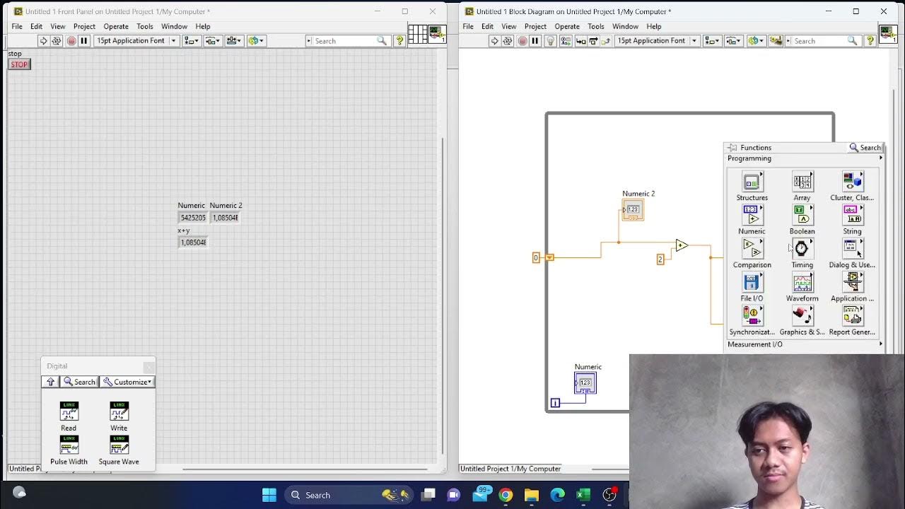 LATIHAN 8 - LABVIEW (WHILE LOOP, NUMERIC, SHIFT REGISTER), ARDIANSYAH ...