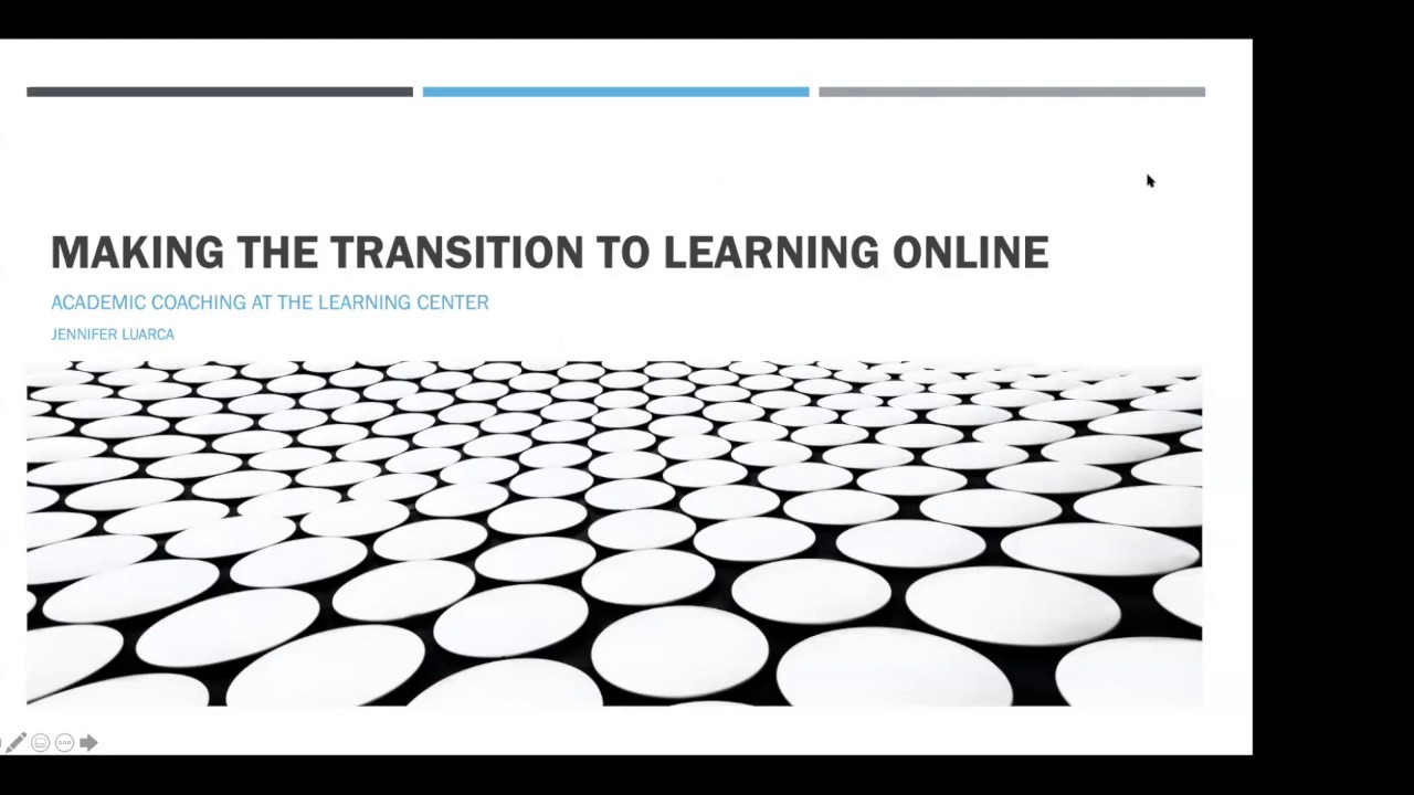 Making the Transition to Online Learning: Organizational Strategies for ...
