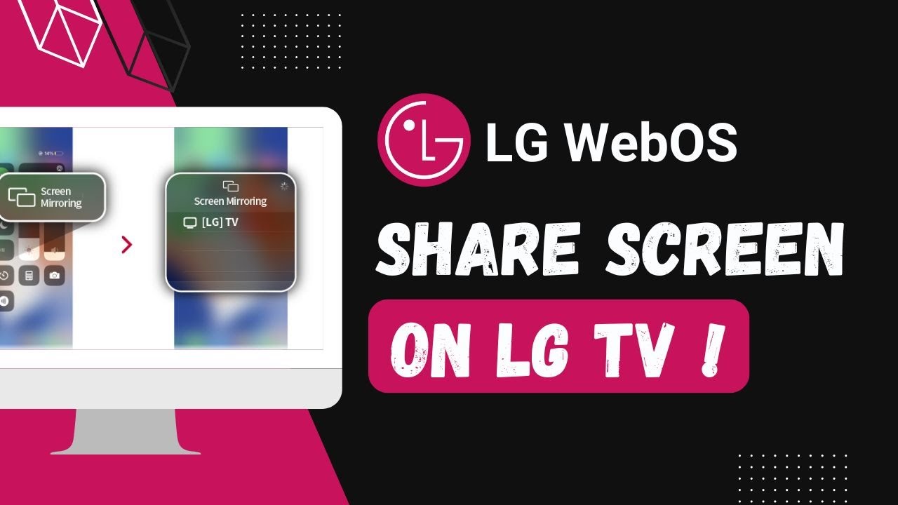 How To Share Screen On LG TV ! - YouTube