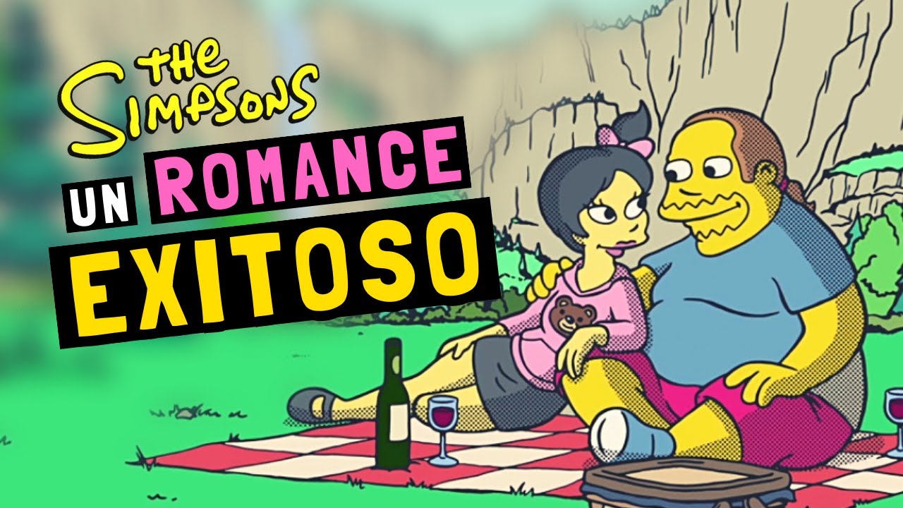 El GRAN AMOR del GORDO de los comics en Los Simpson - YouTube