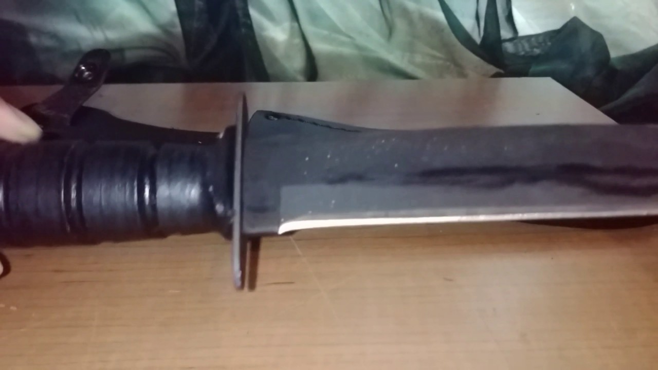 Ontario 498 knife review - YouTube