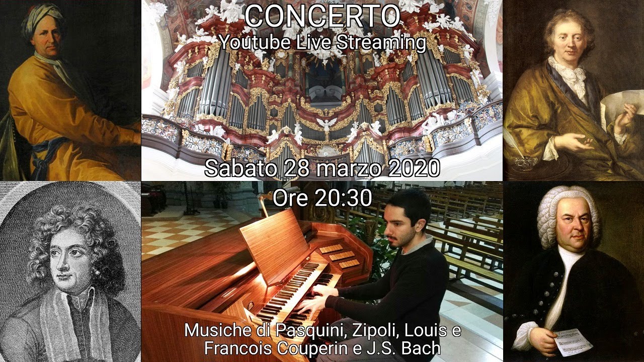 Concerto d'Organo/Organ Concert - Luca Grosso Live Streaming - YouTube